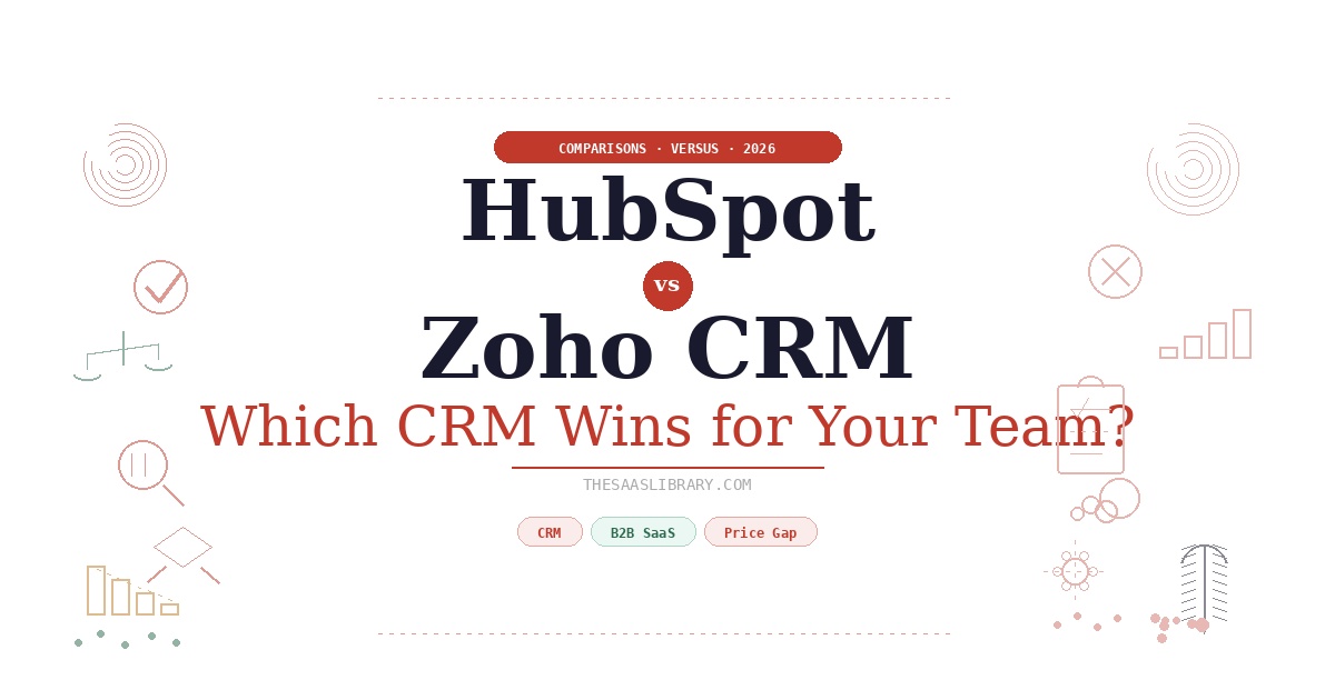 HubSpot vs Zoho CRM (2026): Features, Pricing & Which to Choose. - The ...
